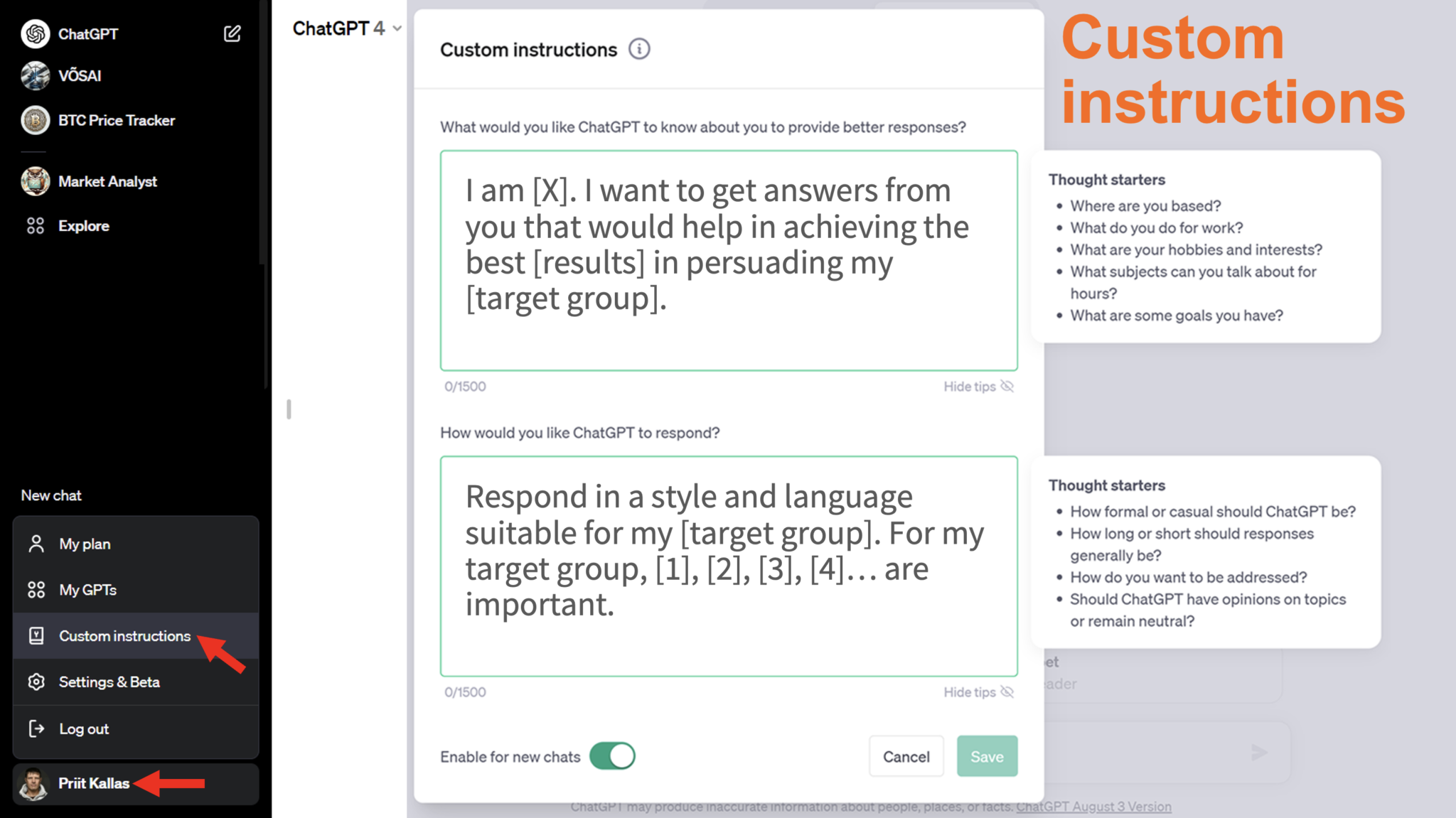 Creating an Ideal Customer Persona with ChatGPT - Amperly